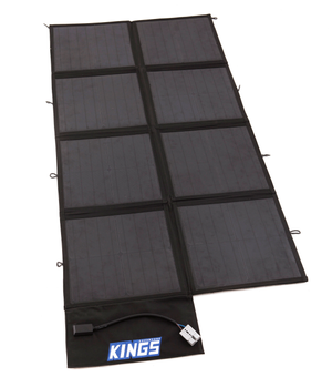 Kings 120W Portable Solar Blanket | Incl. Regulator & Cabling | Camping ...