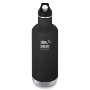 Klean Kanteen 32oz Insulated Classic Loop Cap Water Bottle 1L - Shale ...