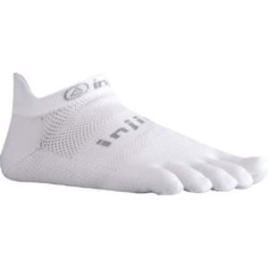 Injinji Run Lightweight Performance Toe Socks No Show Xtralife - White ...