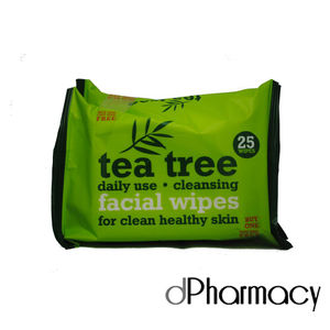 Tea Tree Facial Wipes (25 wipes x 2) reviews - DPharmacy - Trustpilot