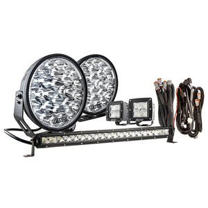 Kings 9” Domin8r Xtreme Driving Lights Fitted with OSRAM LEDs (Pair ...