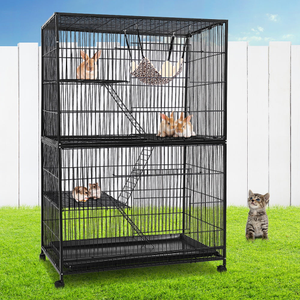 Multi-Level Rabbit Cage Hutch, Anti-Rust, i.Pet reviews - Tanstella ...