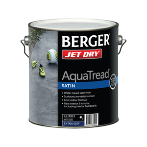 Berger Jet Dry Aquatread Satin Ultra Deep 4L reviews - Inspirations ...
