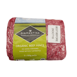 Diamantina Organic Australian Beef Mince 3 X 500 G reviews - Freshease ...